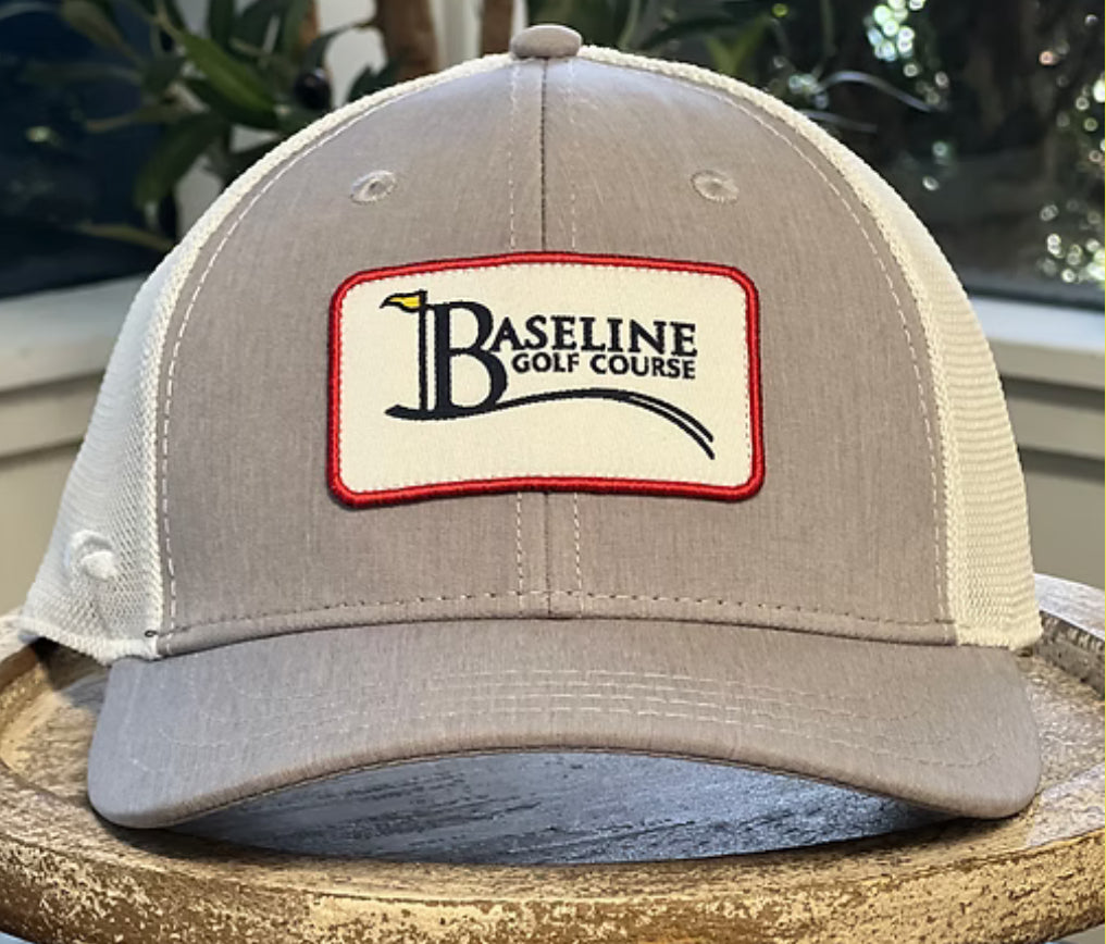 Baseline Mesh Rectangle Logo Baseball Hats – Baseline Golf Discount ...