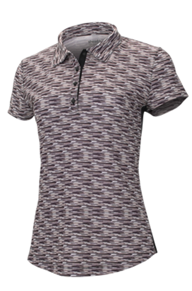 Kate Lord Mosaic S/S Print Polo KF29 – Baseline Golf Discount Clothing