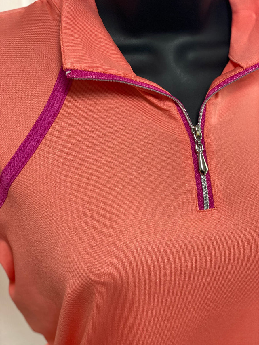 Kate Lord Trinity Short Sleeve Solid with Contrast Stitch KC60 Nectari ...